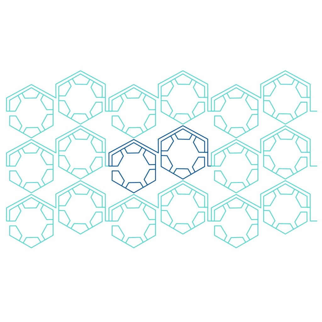 Quiltable Anniversary Hexagons 5-Piece Set - Pro-Stitcher