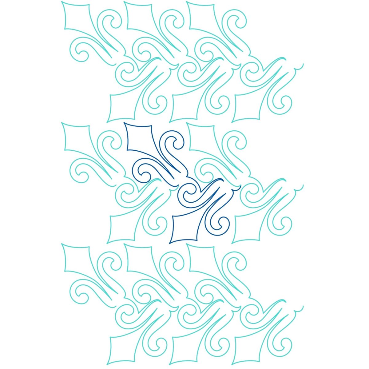 Tipped Diamond Swirl E2E - Pro-Stitcher