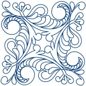 Tumbling Feathers Block - Pro-Stitcher