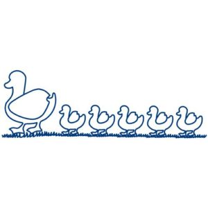 Duck Stroll Border - Pro-Stitcher