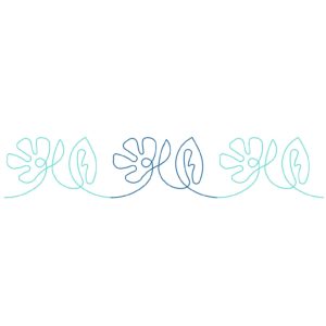 Floral Cascade Border - Pro-Stitcher