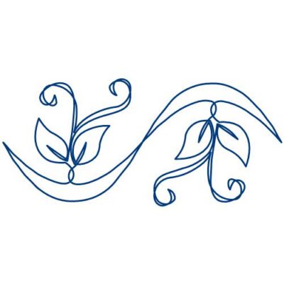 Lazy Leafy Border - Pro-Stitcher