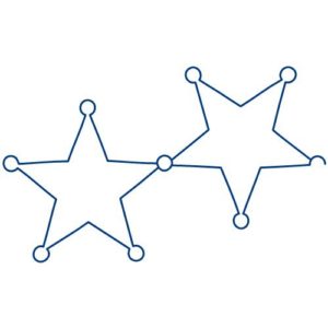 Sheriffs Badge Border - Pro-Stitcher