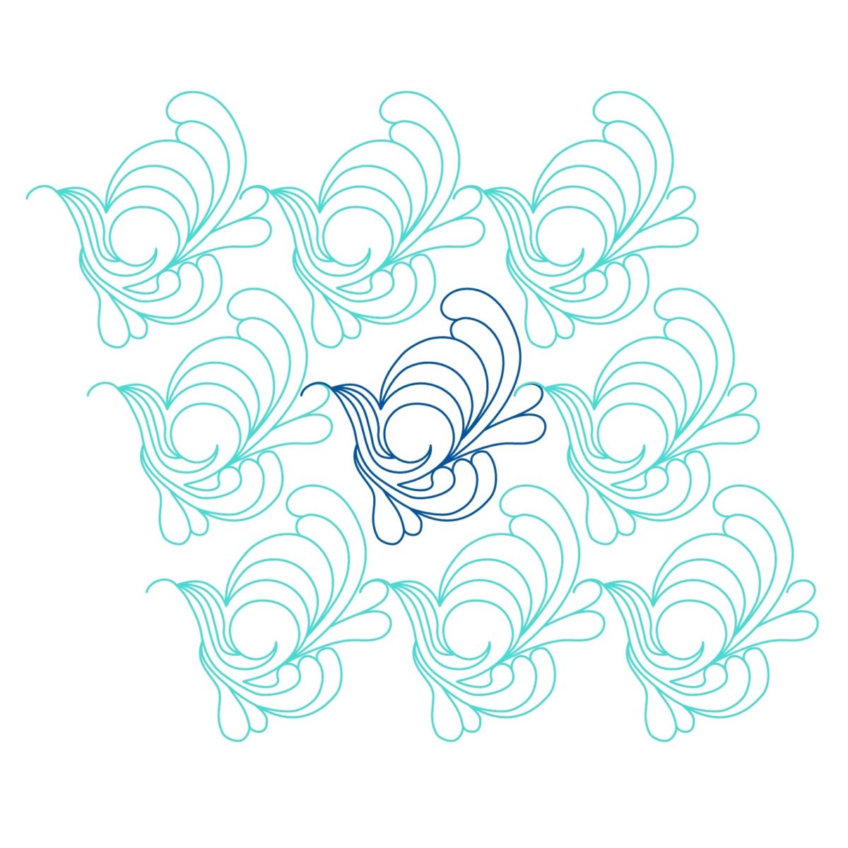 Tropical Kingbird Swirl E2E - Pro-Stitcher