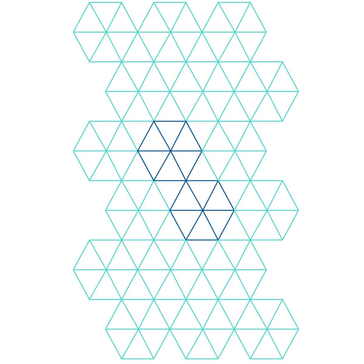 Connected Hexagons - Pro-Stitcher