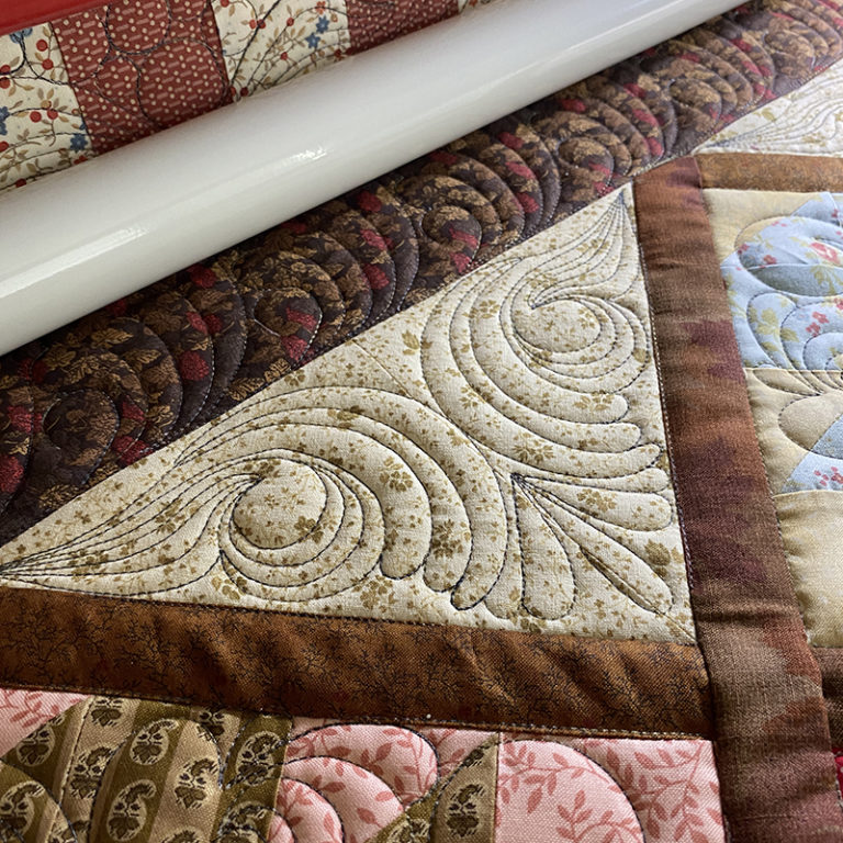 Crested Crane Triangle Block - Pro-Stitcher