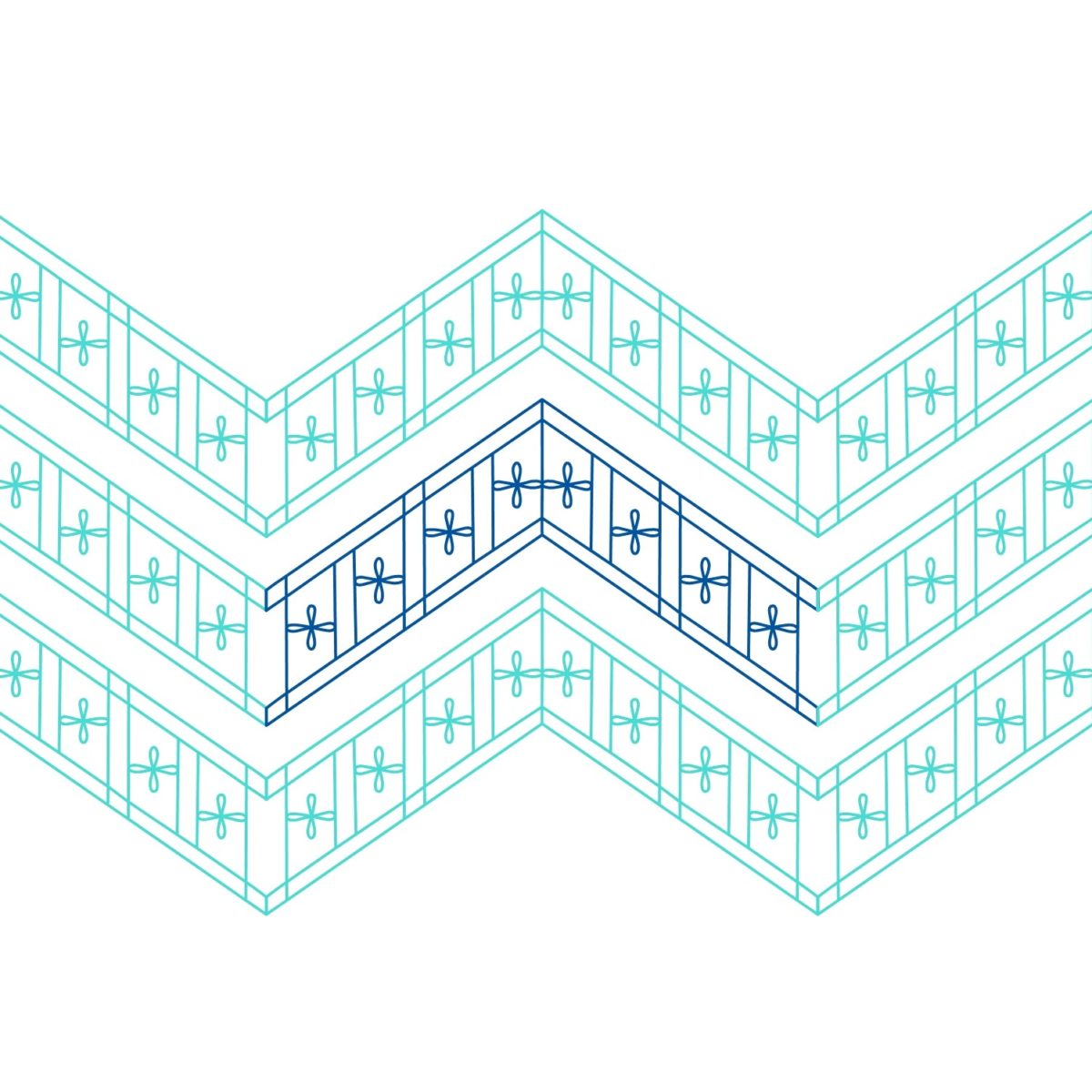 Cretian Stairs E2E - Pro-Stitcher