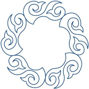 Fancy Ribbon Candy Hexagon - Pro-Stitcher