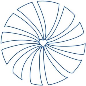 Heart Rays - Pro-Stitcher