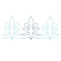 Island Flower Border - Pro-Stitcher