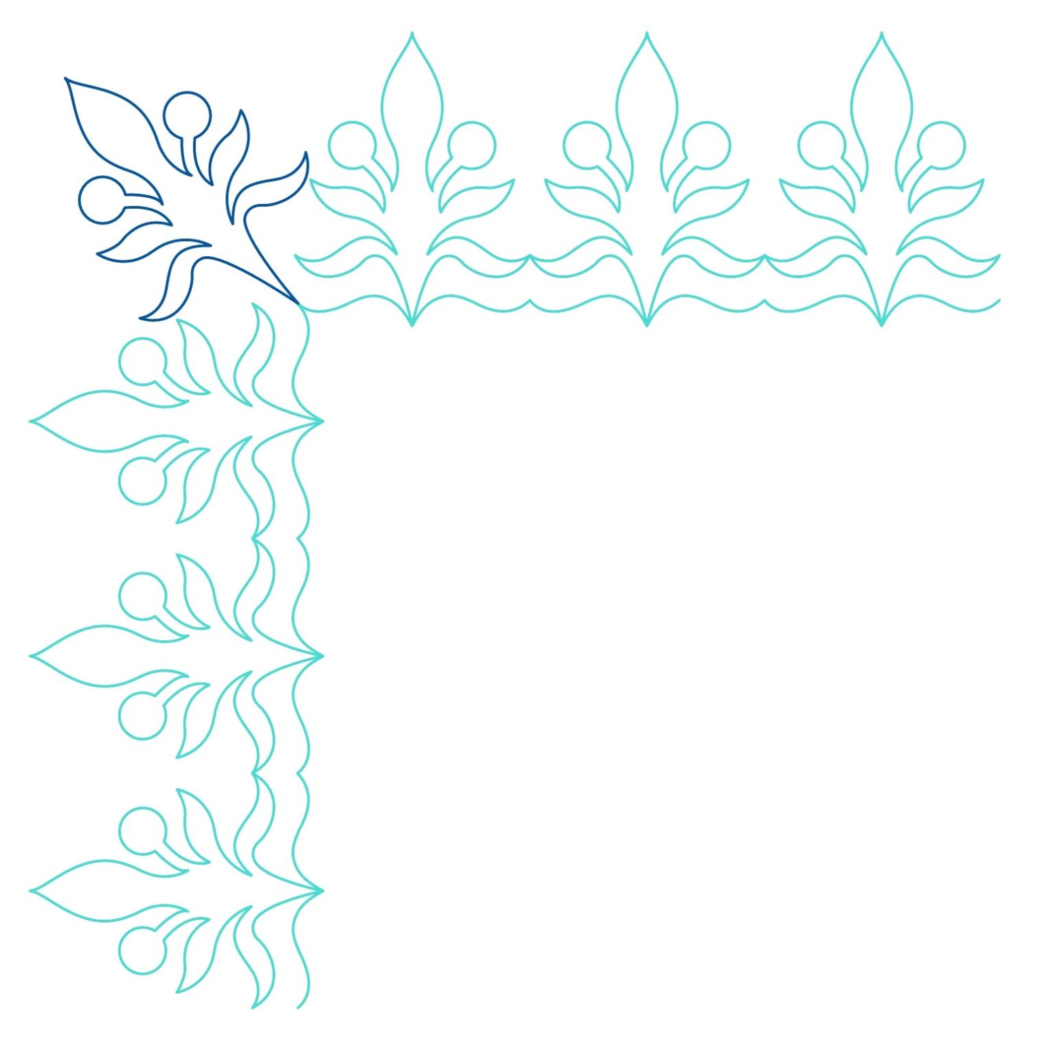 Island Flower Corner - Pro-Stitcher