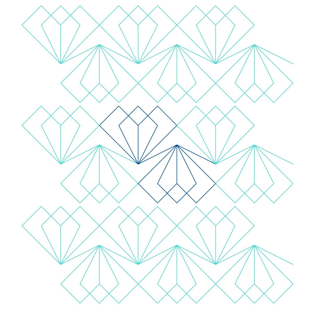 Modern Geometric 5-Piece Edge to Edge Collection - Pro-Stitcher