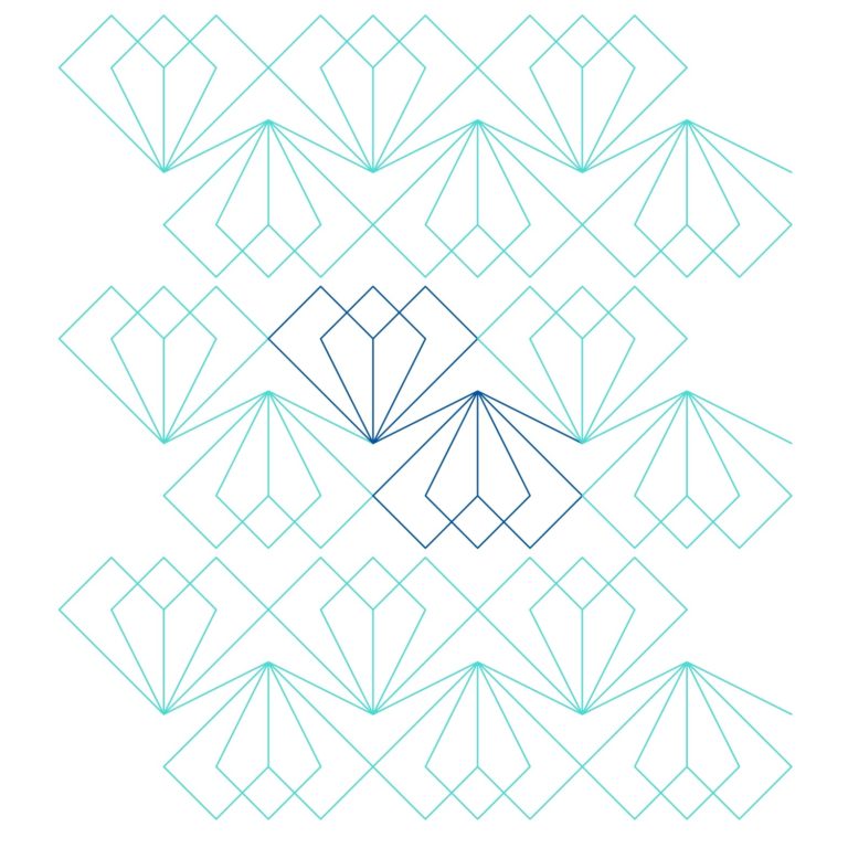 Modern Geometric 5-Piece Edge to Edge Collection - Pro-Stitcher