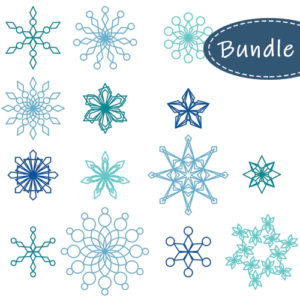 Snowflake Blocks 14-Piece Block Collection - Pro-Stitcher