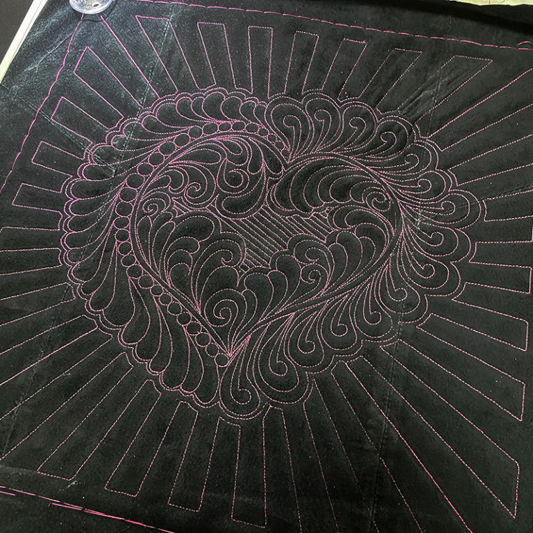 Sweet FMQ Heart Block - Pro-Stitcher