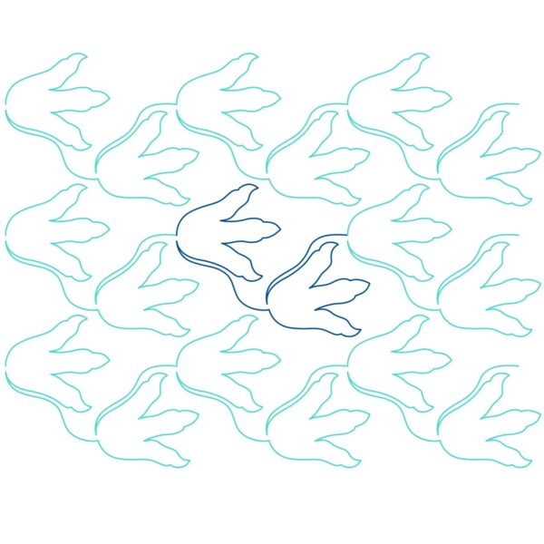 Dinosaur Tracks E2E - Pro-Stitcher