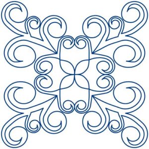 Double Swirl Block - Pro-Stitcher