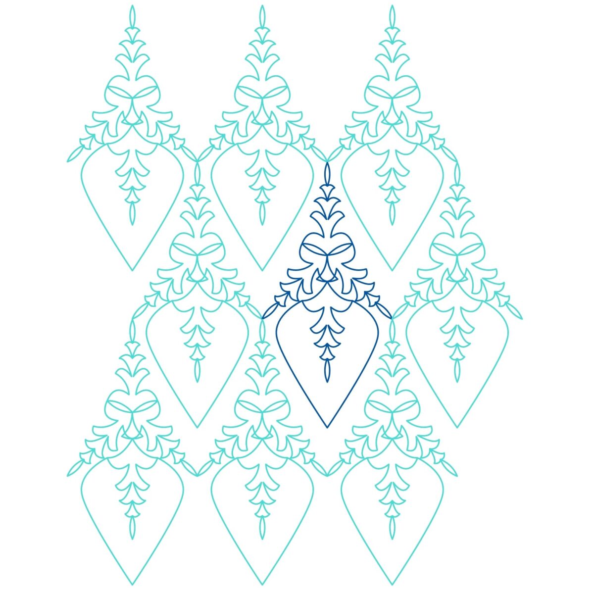 Thistle Teardrop E2E - Pro-Stitcher