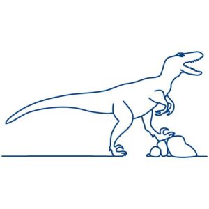 Dinosaur - UtahRaptor Rocks E2E - Pro-Stitcher