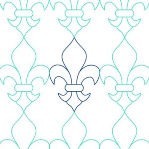 Fleur De Lis E2E - Pro-Stitcher