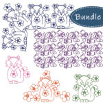 Fox Flower Set - Pro-Stitcher