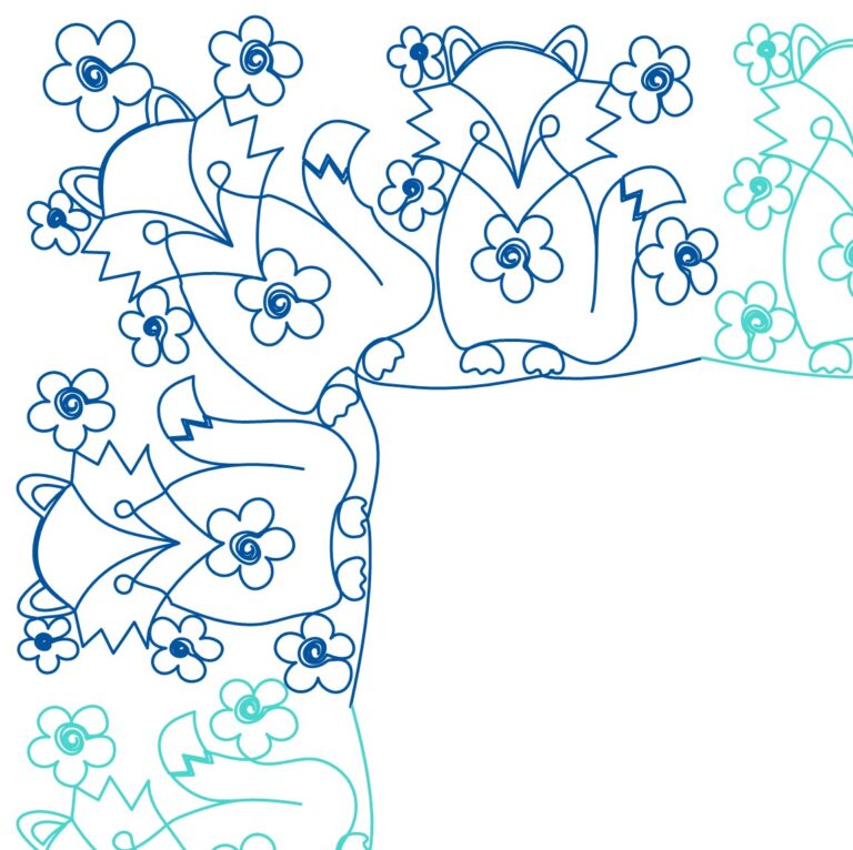 Fox Flower Set - Pro-Stitcher