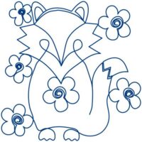 Fox Flower Block - Pro-Stitcher