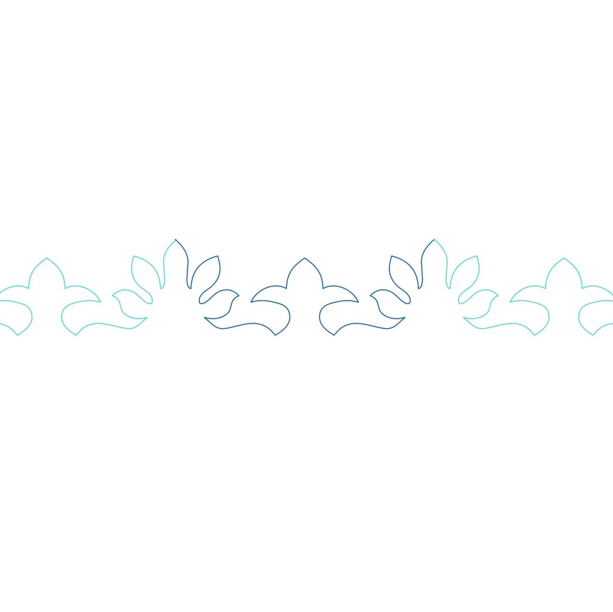 Inspired Fleur de Lis Border - Pro-Stitcher