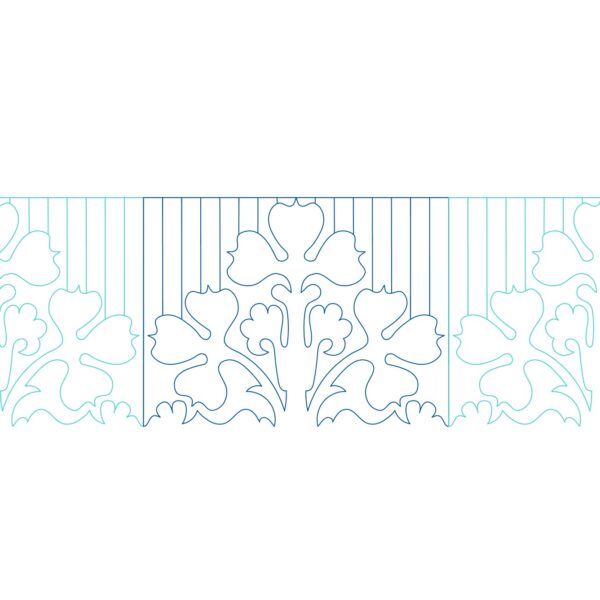 Leafy Piano Keys Border - Pro-Stitcher Leafy Piano Keys Border - Pro-Stitcher