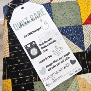 Quilt Care Tags from Pro-Stitcher - Pro-Stitcher