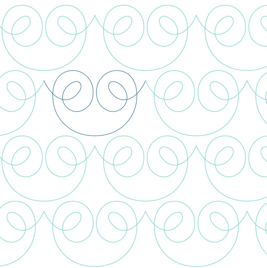 Smiling Loops Border - Pro-Stitcher