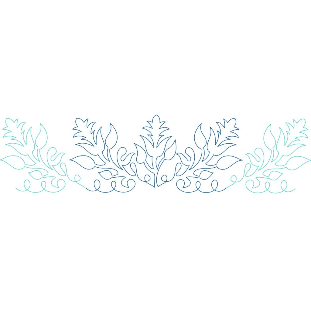 Thistle CENTER Border - Pro-Stitcher