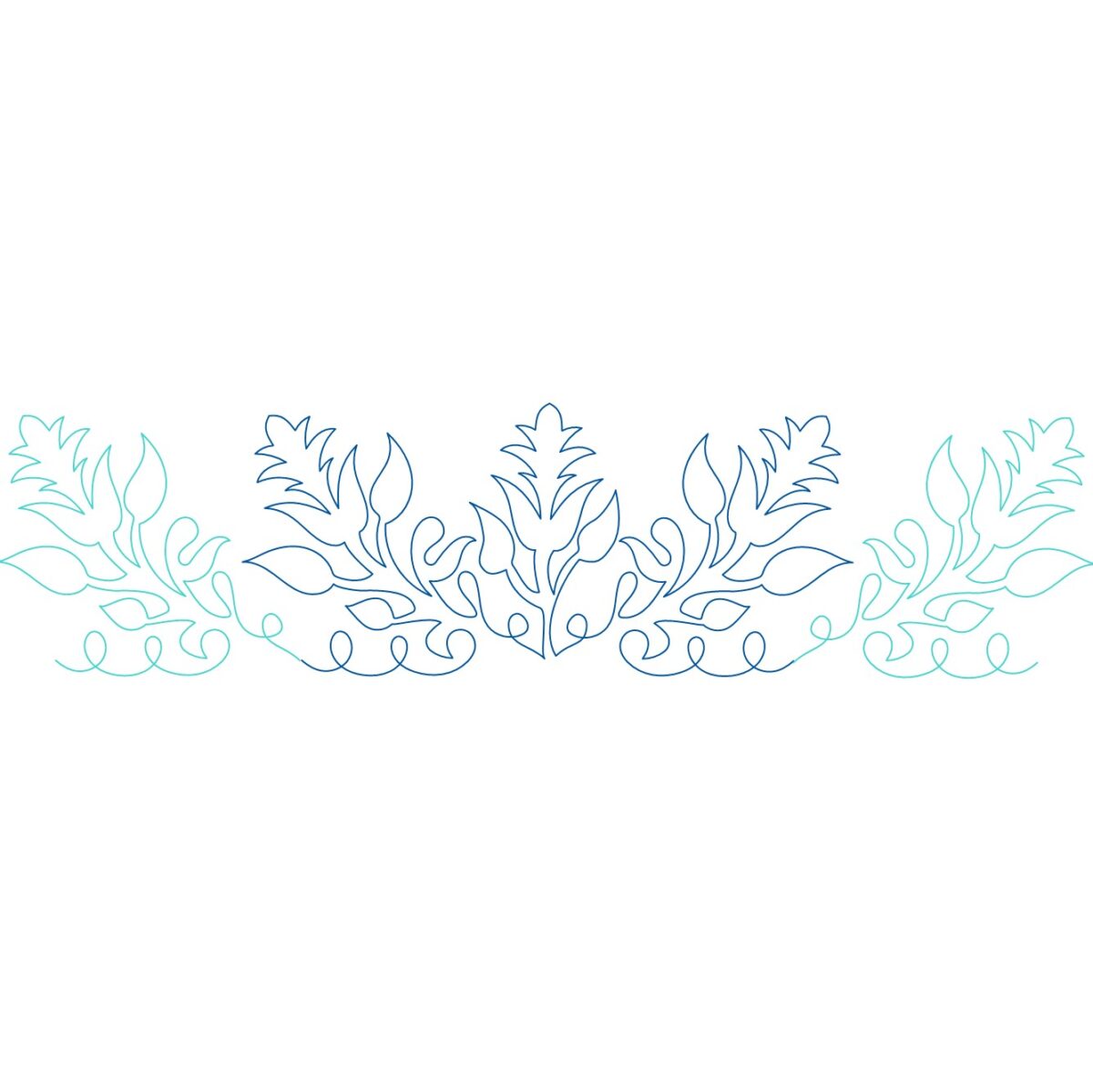 Thistle CENTER Border - Pro-Stitcher