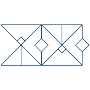 Nested Diamonds Border - Pro-Stitcher