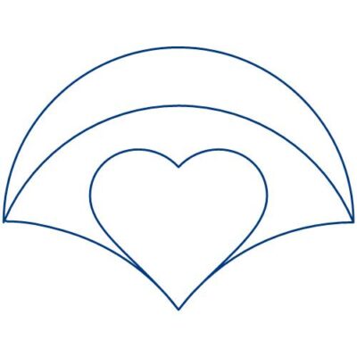 Easy Clamshell Heart - Pro-Stitcher