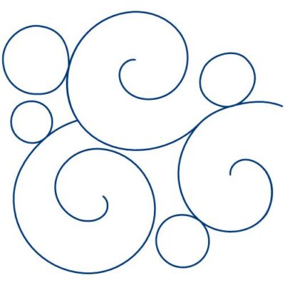 Bubble And Swirl Border - Pro-Stitcher