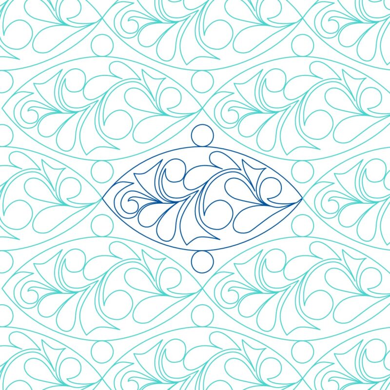 Melon FMQ with Circles E2E - Pro-Stitcher