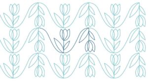 Groovy Tulips e2e - Pro-Stitcher