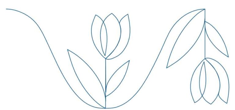 Groovy Tulips e2e - Pro-Stitcher