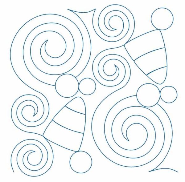 Swirly Candy Corn - Pro-Stitcher