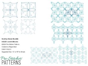 Scallops in Snow Bundle - Pro-Stitcher