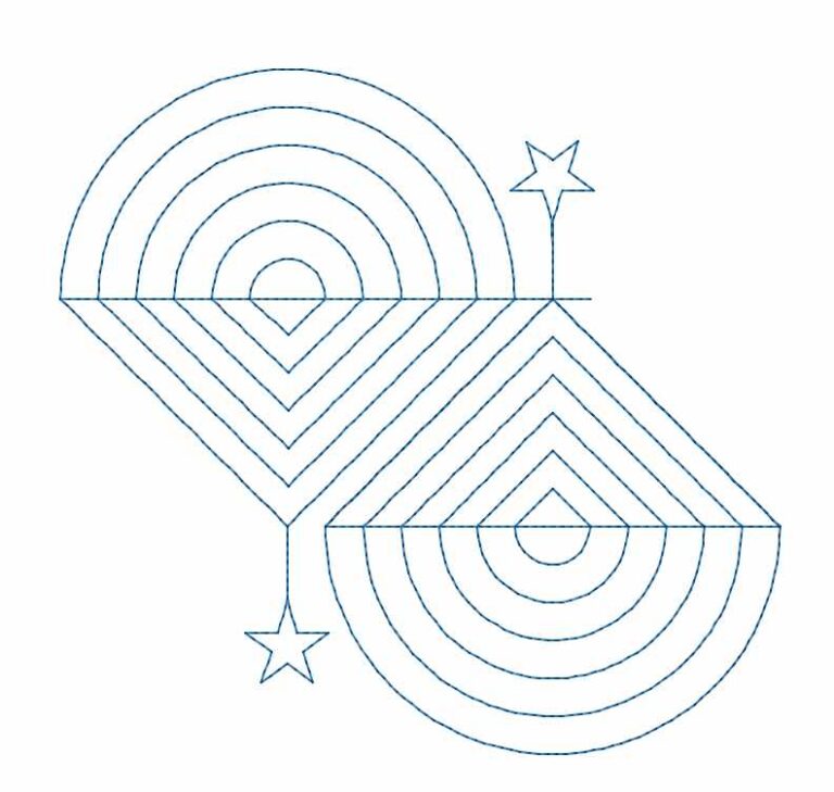 Pendant Star E2E - Pro-Stitcher