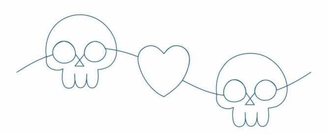 Skull and Hearts E2E - Pro-Stitcher