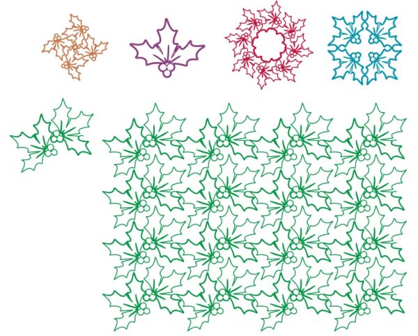 Winter Holly Bundle - Pro-Stitcher