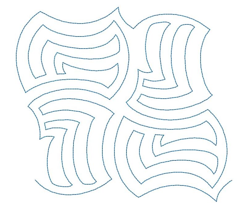 Groovy Stripes E2E - Pro-Stitcher