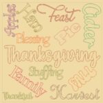 Thanksgiving Word Mashup Bundle - Pro-Stitcher