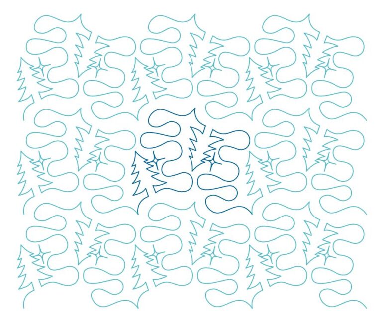 Starry Pine Tree E2E - Pro-Stitcher