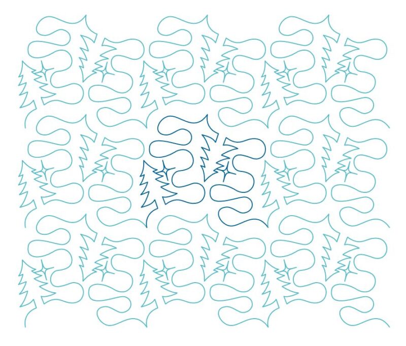 Starry Pine Tree E2E - Pro-Stitcher