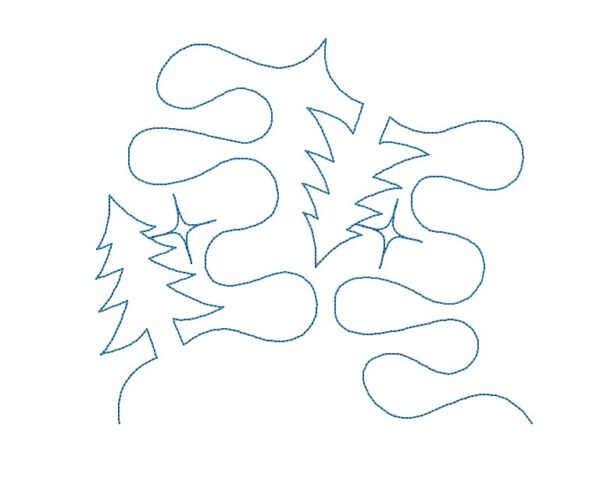 Starry Pine Tree E2E - Pro-Stitcher