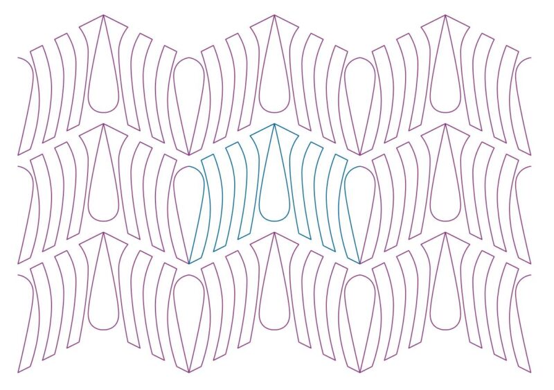 Waving Diamonds Bundle - Pro-Stitcher